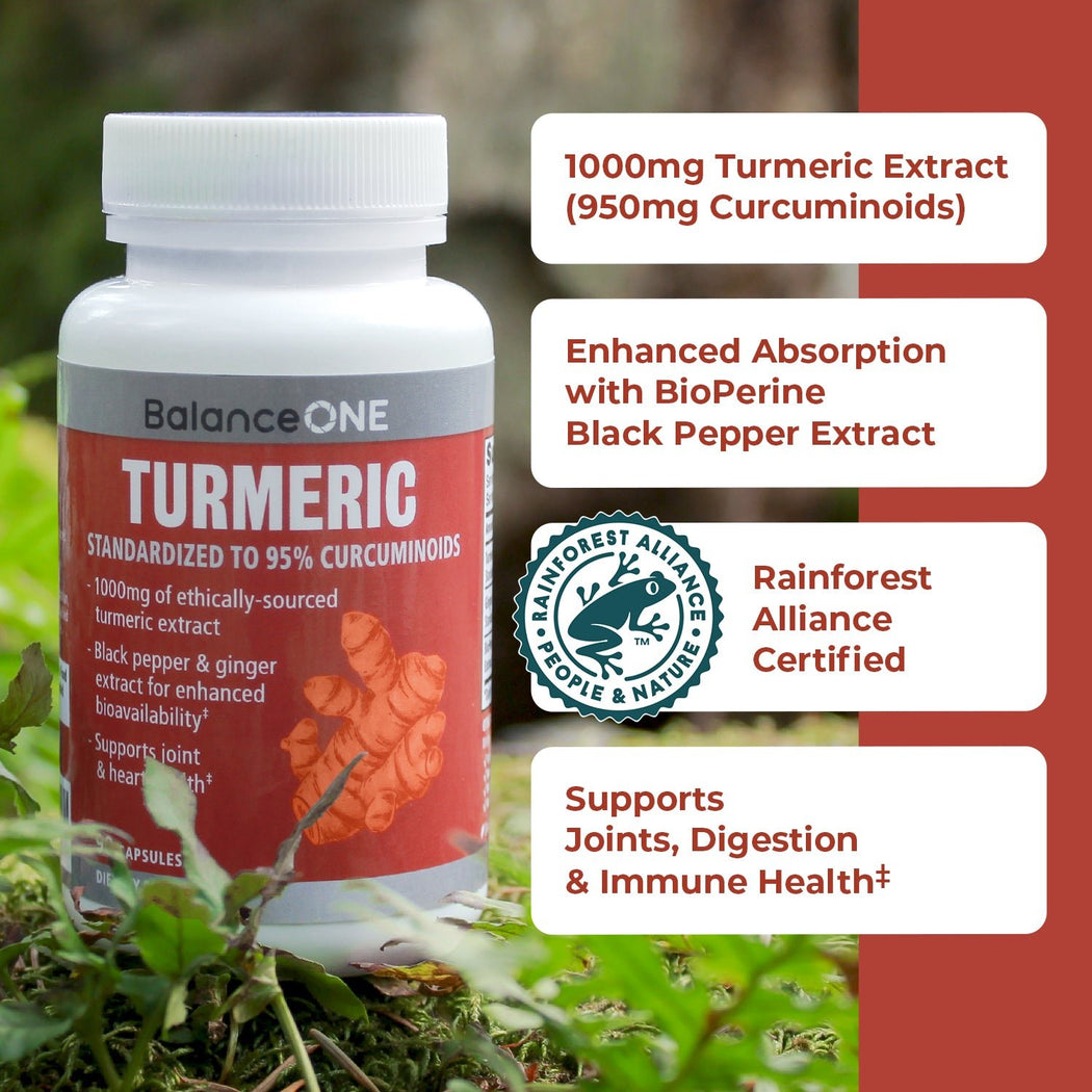 Turmeric Extract for Joint & Inflammation Support | Balance One ...